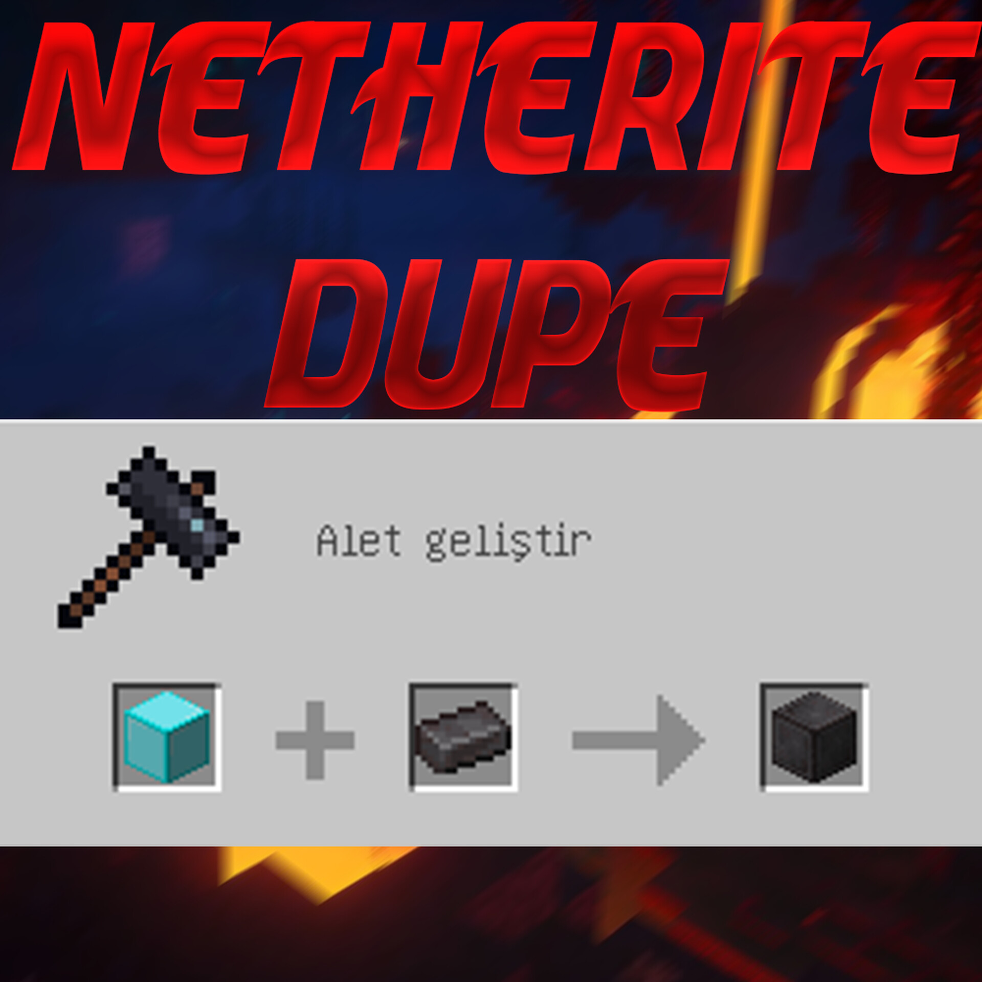 Netherıte Dupe Mod Minecraft Mod