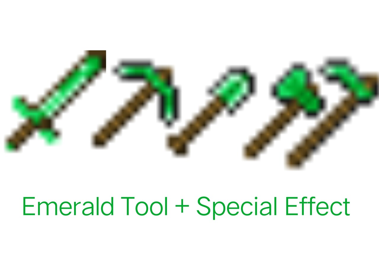 Emerald Tools Minecraft Mod
