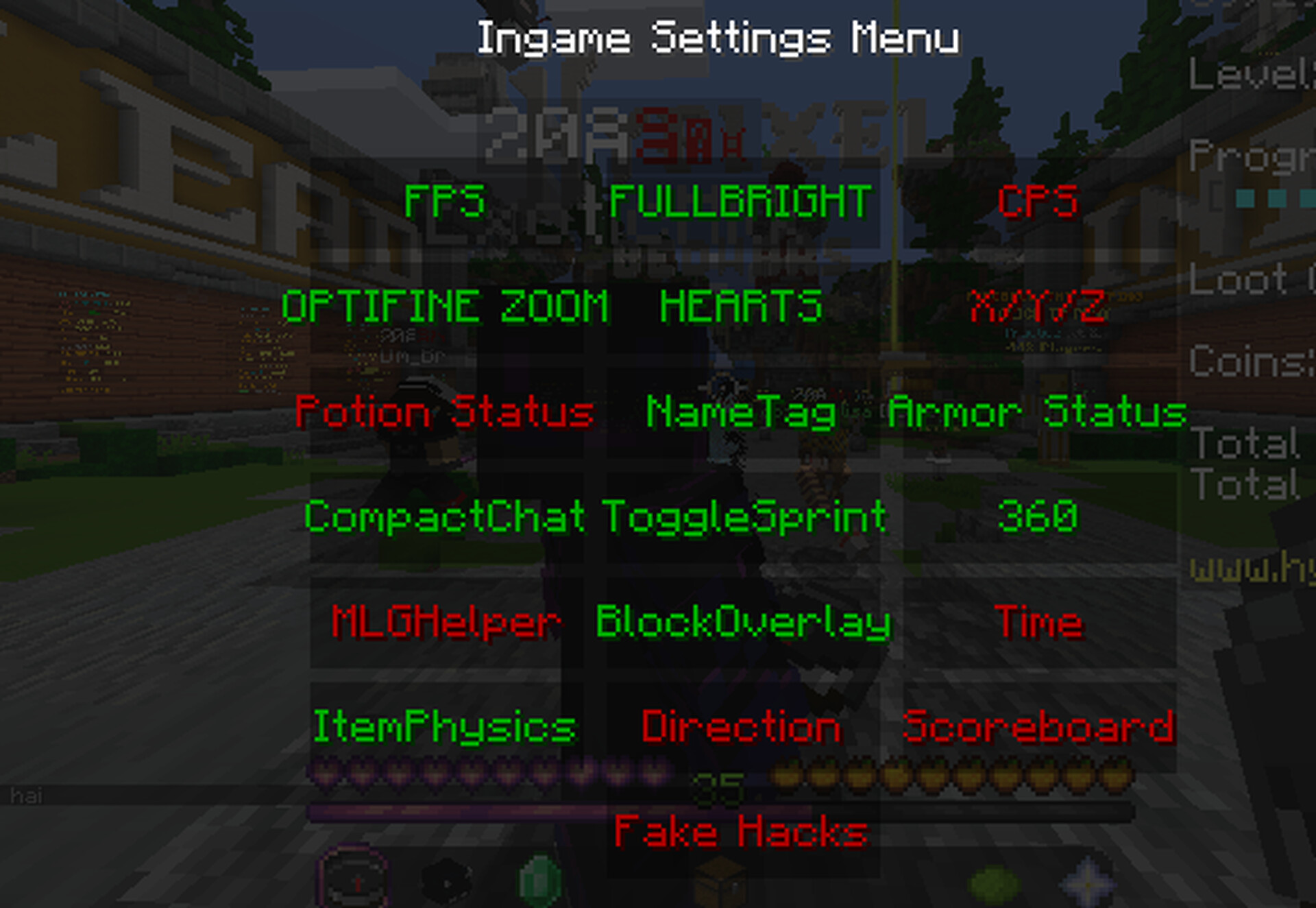 Chased Client Minecraft Mod