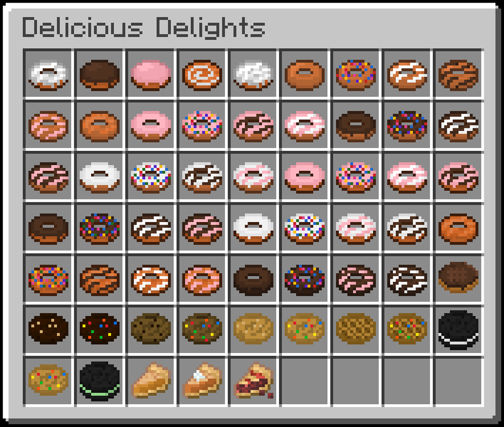 Delicious Delights Minecraft Mod