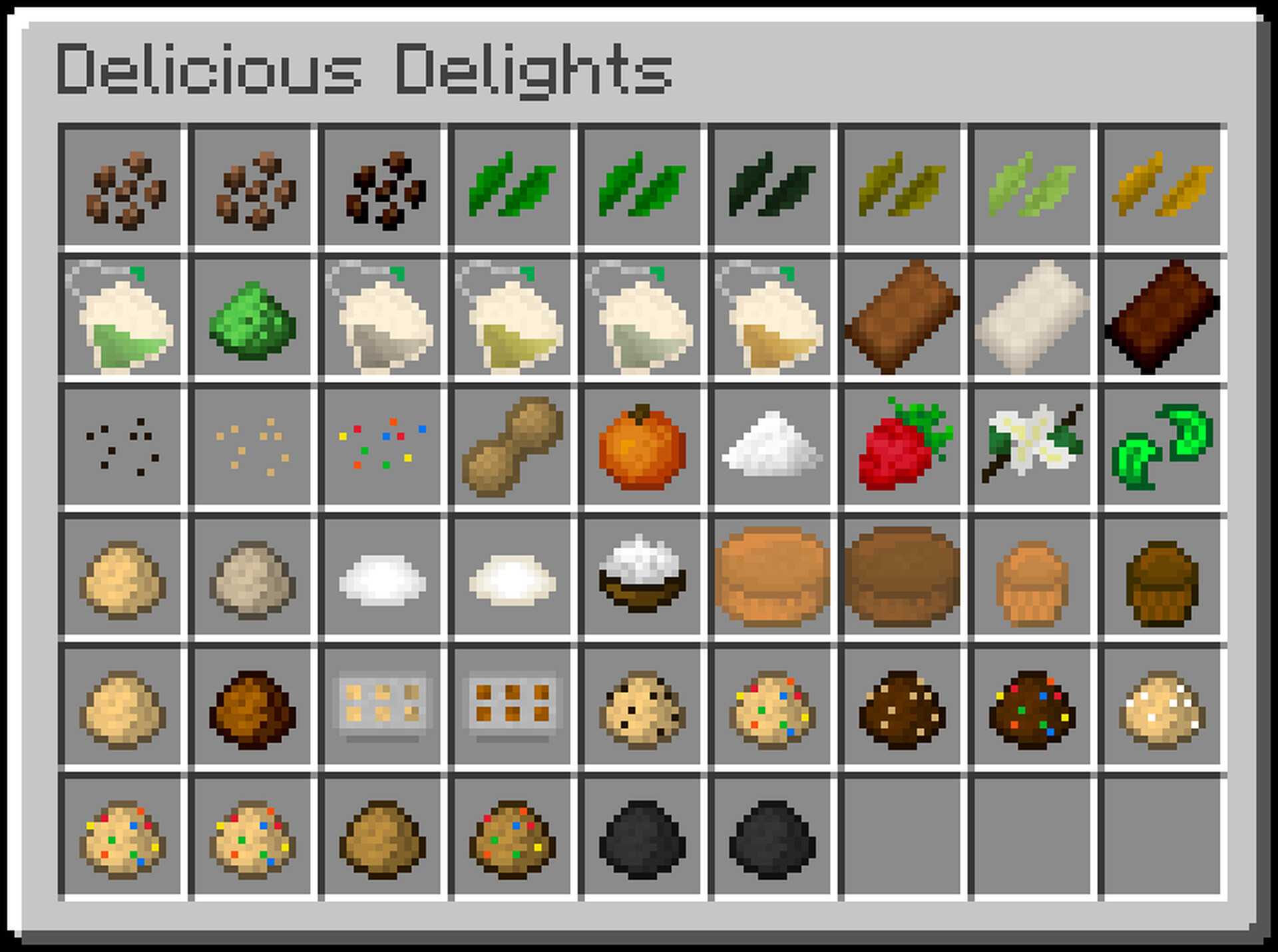 Delicious Delights Minecraft Mod