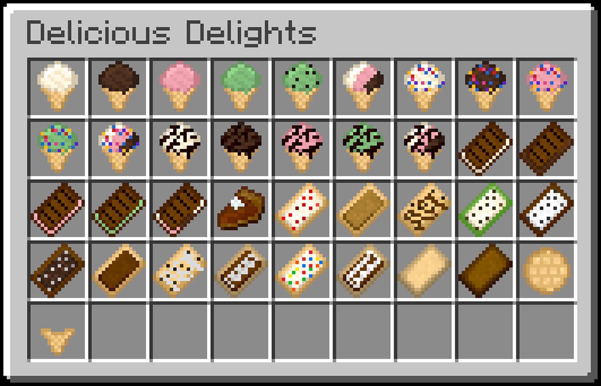 Delicious Delights Minecraft Mod