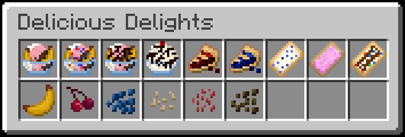 Delicious Delights Minecraft Mod