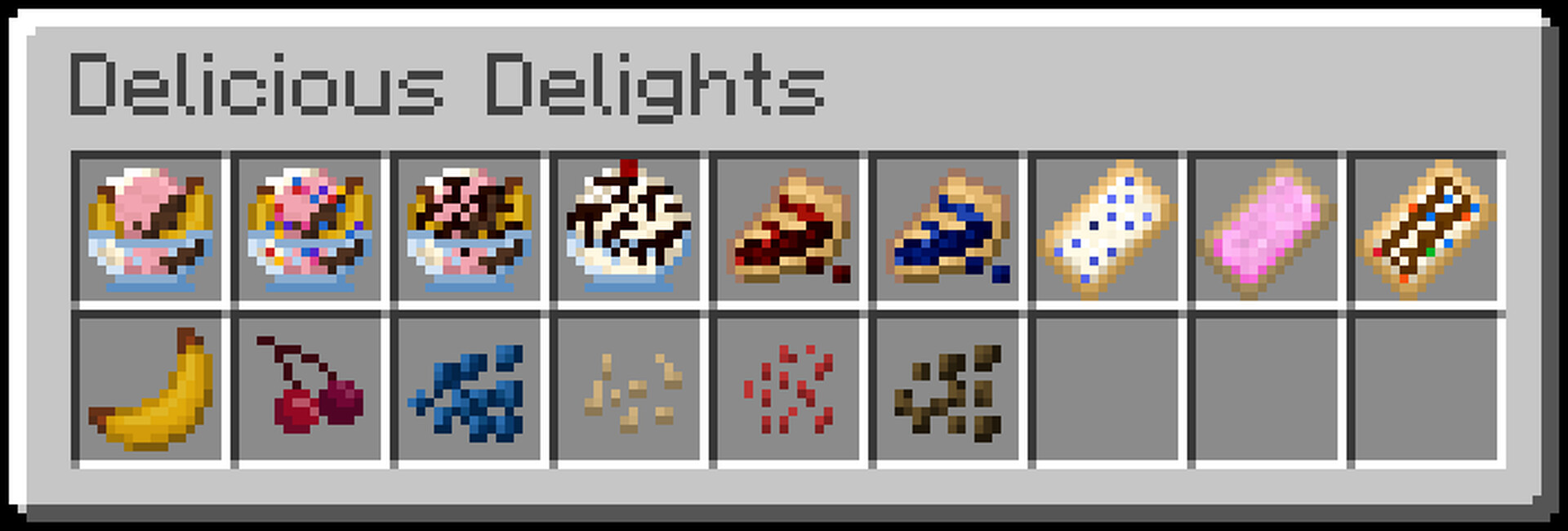Delicious Delights Minecraft Mod