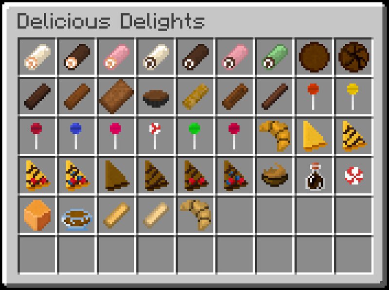 Delicious Delights Minecraft Mod