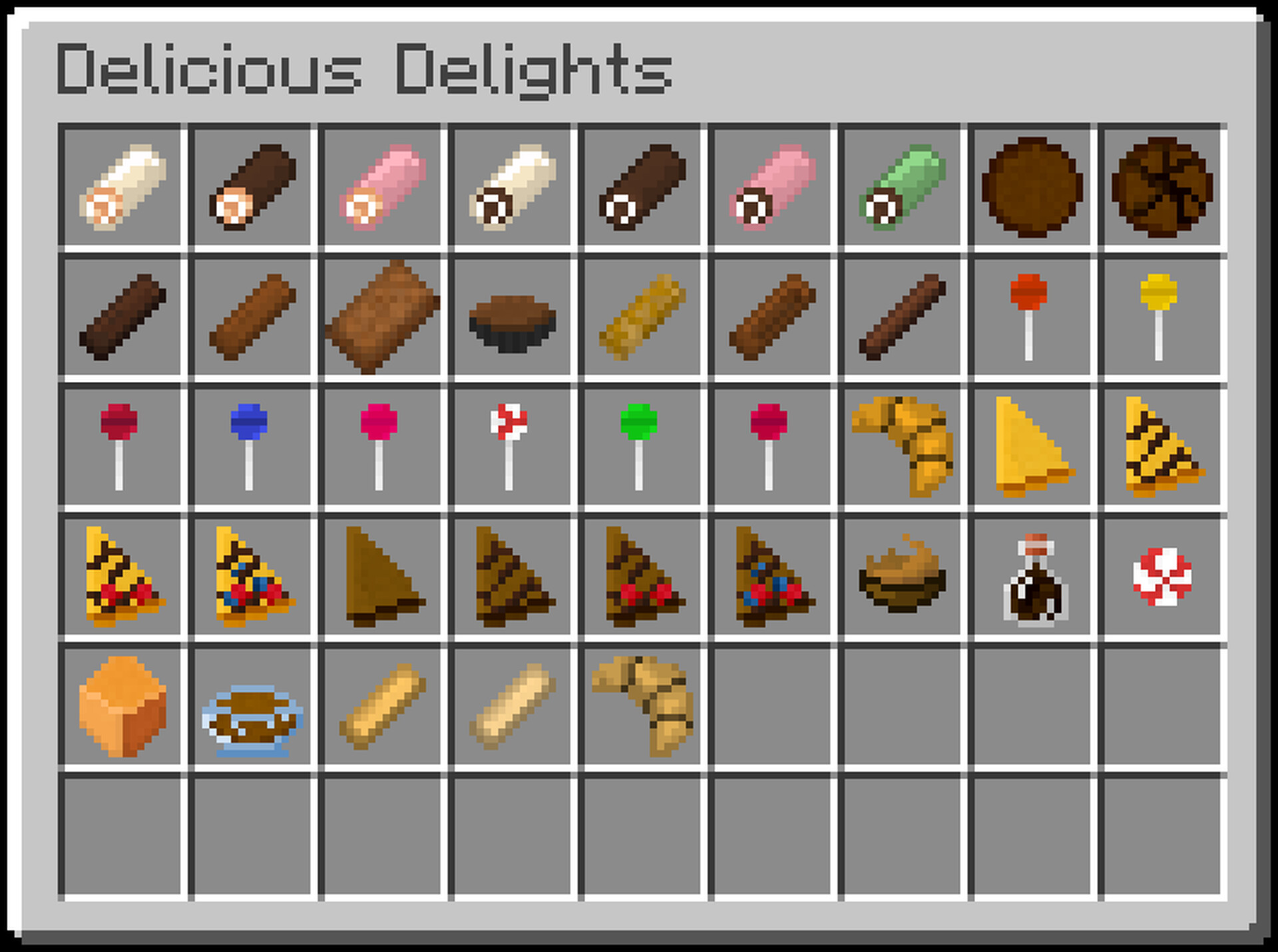 Delicious Delights Minecraft Mod