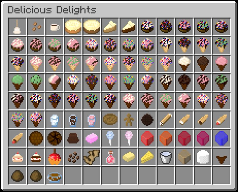 Delicious Delights Minecraft Mod