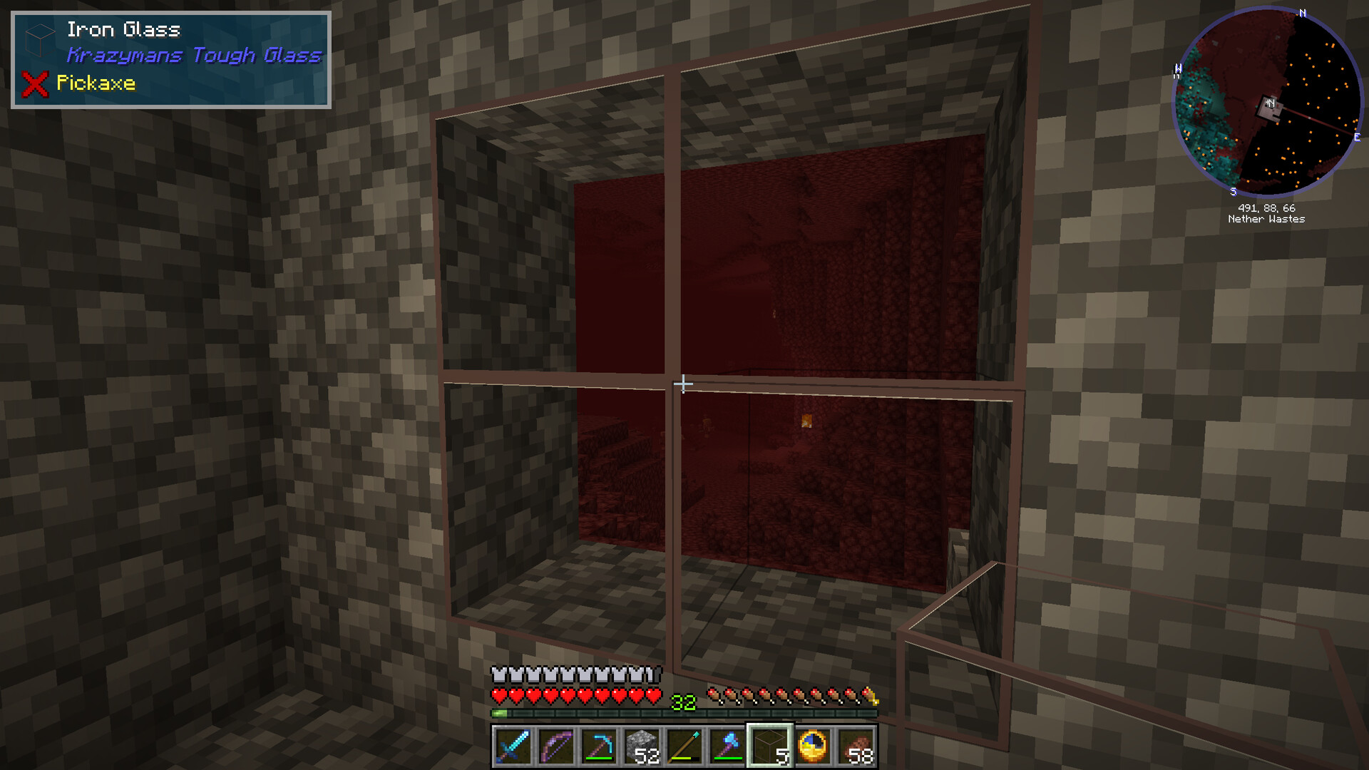 Krazymans Tough Glass Minecraft Mod