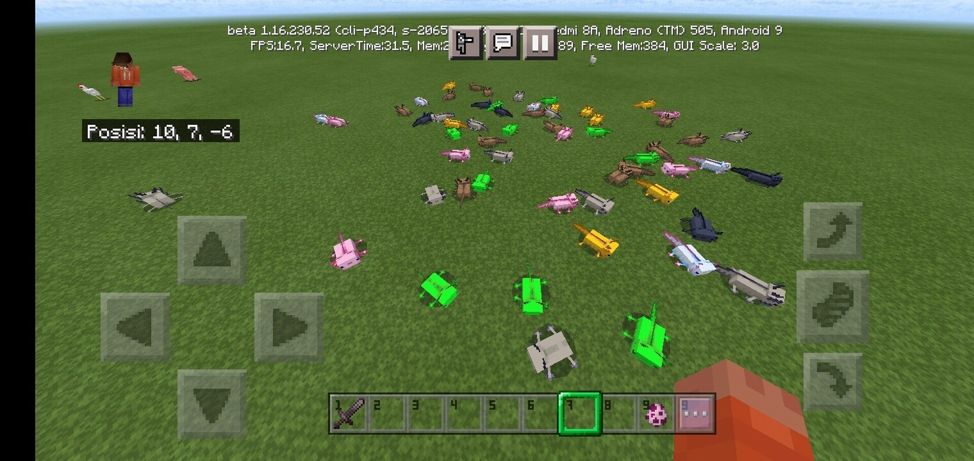 Axolotl+ (Bedrock Edition) Minecraft Mod