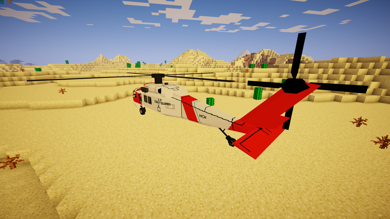 MCheli MH-60J/Jayhawk Minecraft Mod