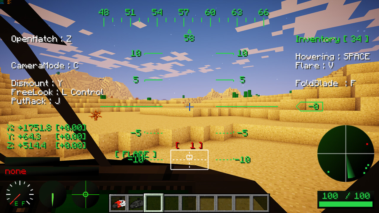 MCheli MH-60J/Jayhawk Minecraft Mod