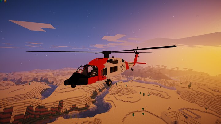 MCheli MH-60J/Jayhawk Minecraft Mod