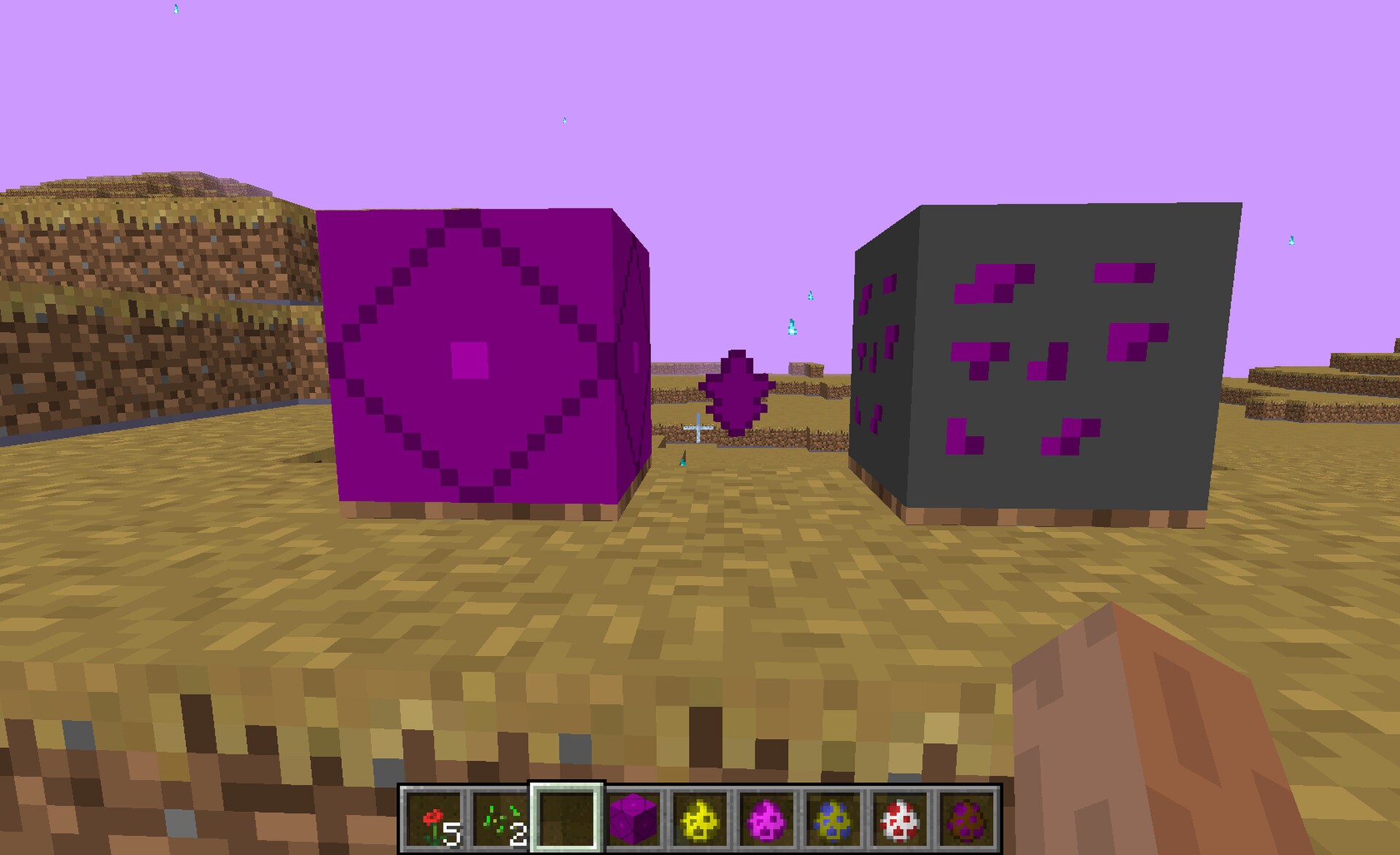 The purple land Minecraft Mod