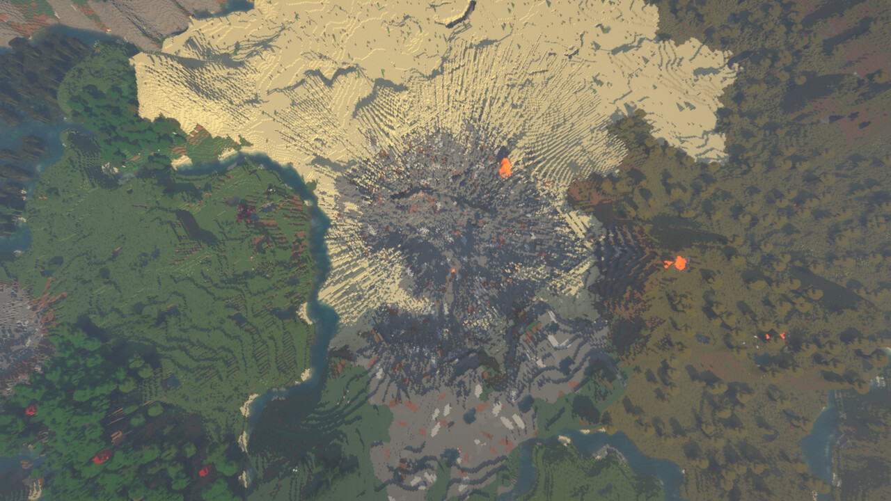 Server-Friendly Nuke Mod Minecraft Mod