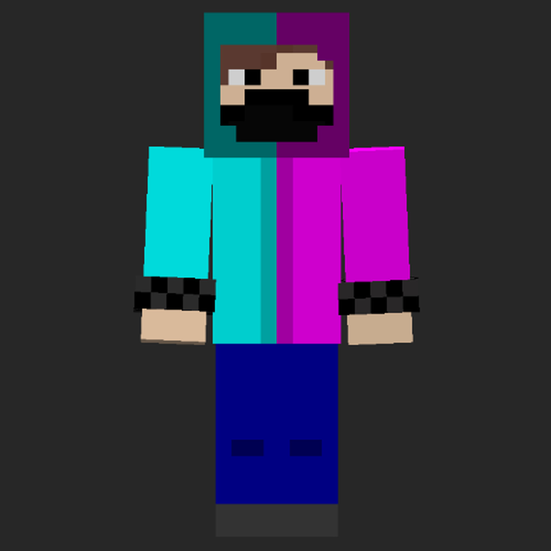 GalaxiumNation 3D skin (Skin remake) Minecraft Mod