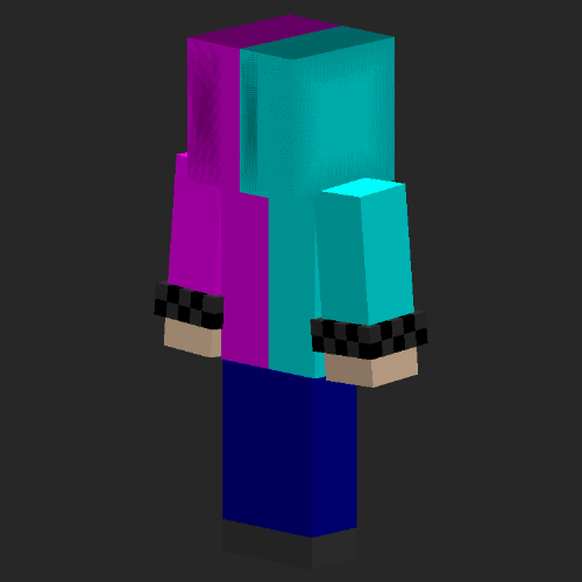 GalaxiumNation 3D skin (Skin remake) Minecraft Mod