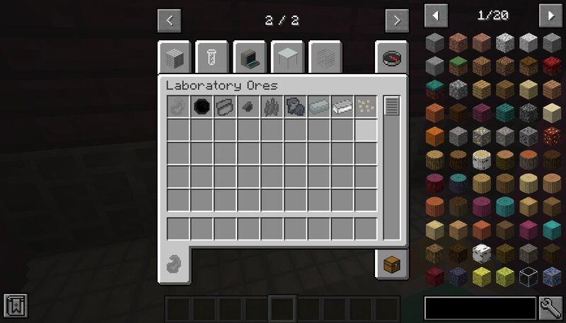 Laboratory Mod 1.12.2, 1.14.4 e 1.16.5 Minecraft Mod
