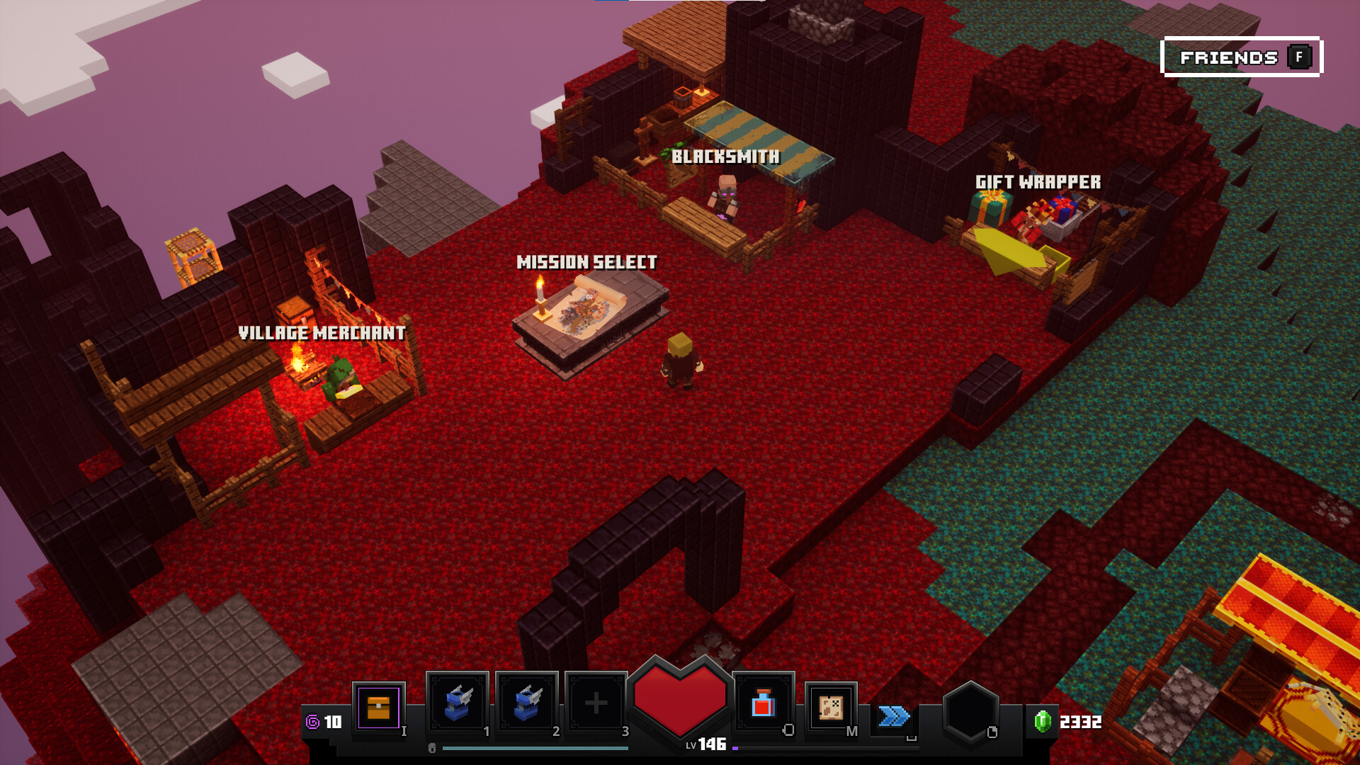 Basic Nether Lobby Minecraft Mod