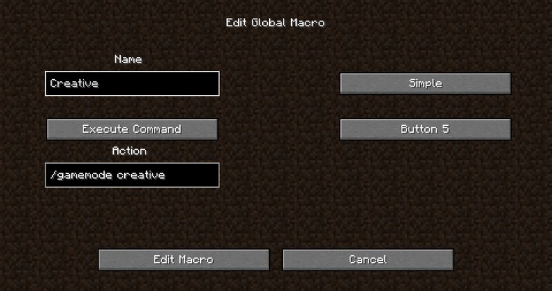 Macro Keybinds 1.16.5 | 1.17.1 | 1.18.1 | 1.19.2 Minecraft Mod