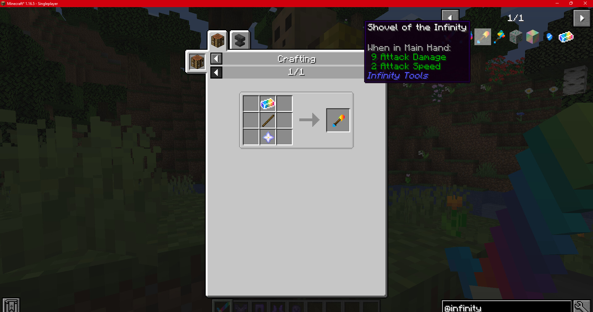 Infinity Tools Minecraft Mod