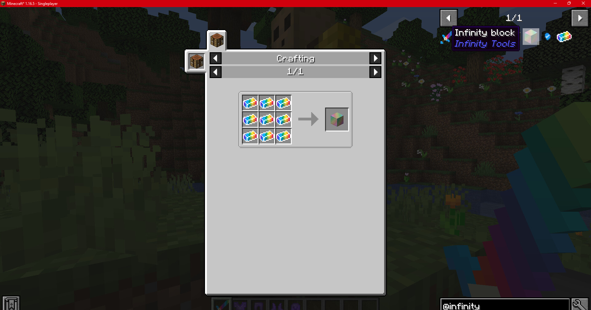Infinity Tools Minecraft Mod