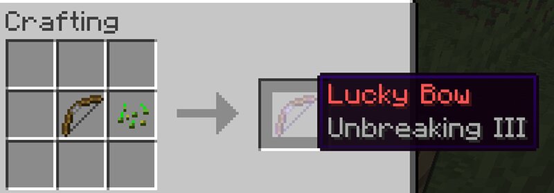 MINECRAFT BUT YOU CAN CRAFT CUSTOM BOWS (PLUGIN) Minecraft Mod