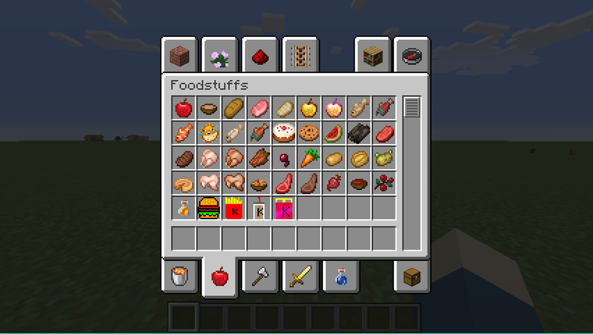 Hamburger mod (Beta) V6 Minecraft Mod