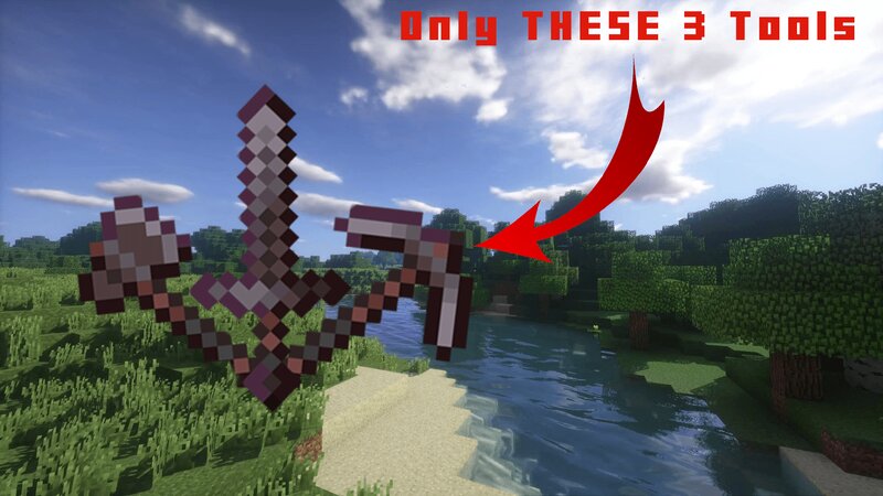 Minecraft But, The Tool In Your Main Hand Switches Every Minute ...