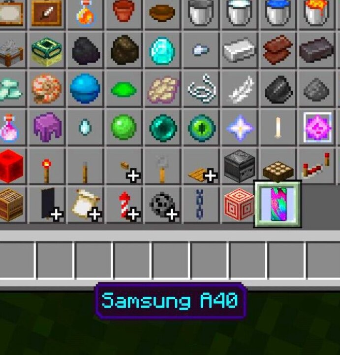 Phone Samsung A1, A2 ... Minecraft Mod
