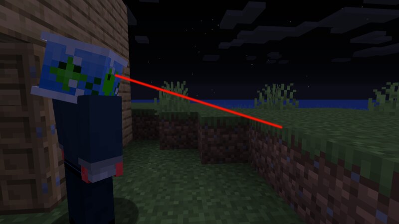 Minecraft But, Whatever Block You Look At Drops From The Sky Minecraft Mod