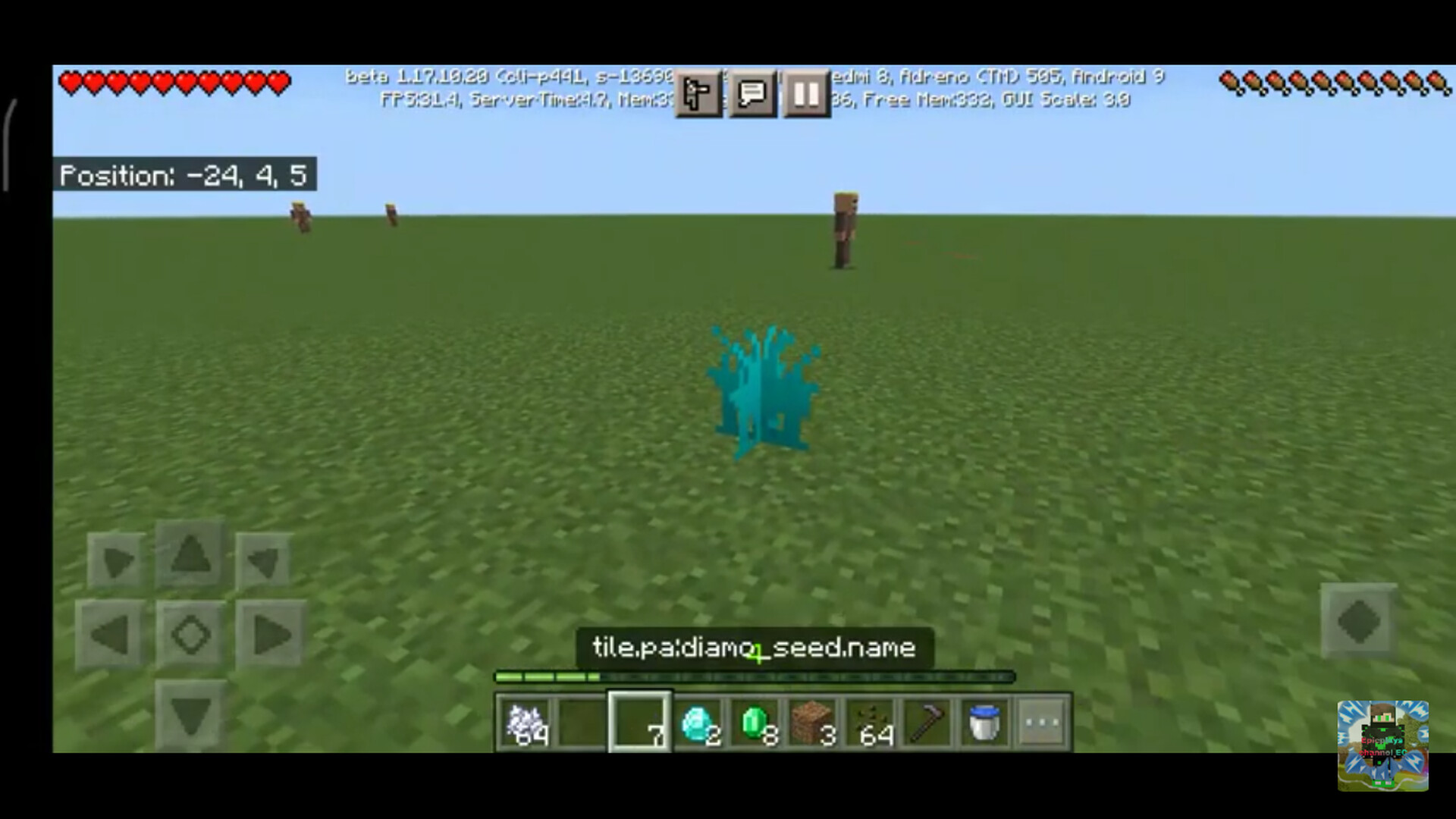 Growing diamonds add-on for Minecraft pocket edition Minecraft Mod