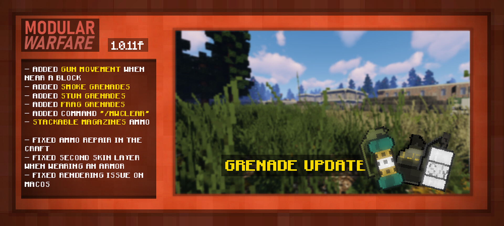 ModularWarfare - Guns & more Minecraft Mod