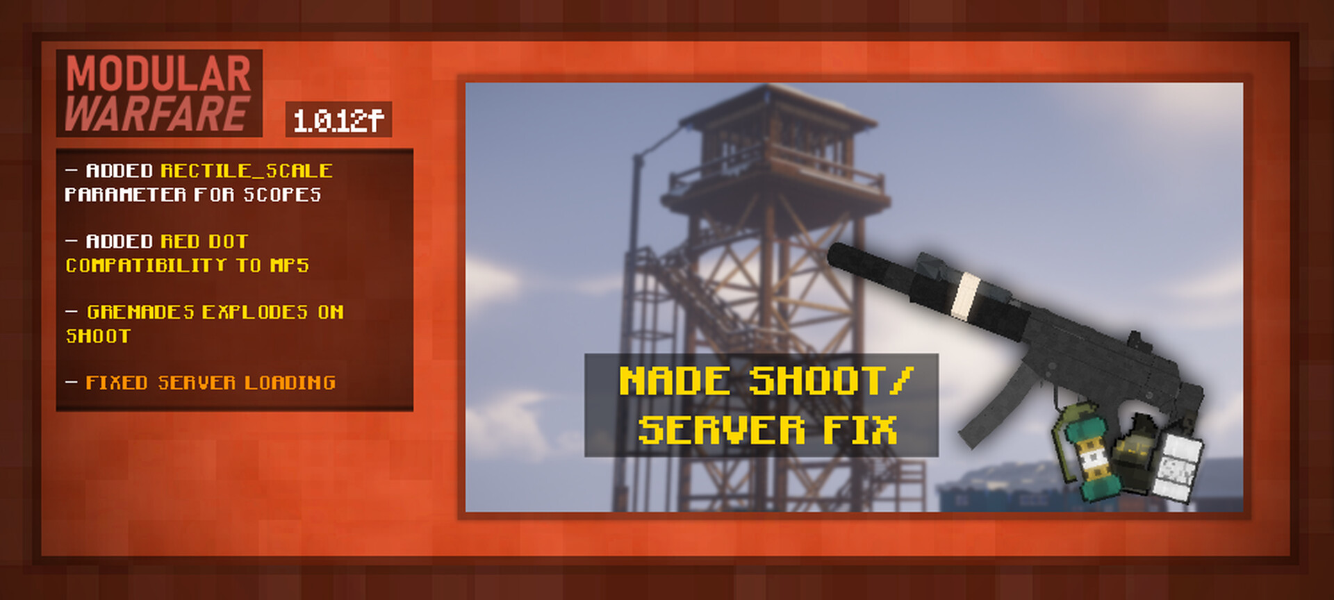ModularWarfare - Guns & more Minecraft Mod
