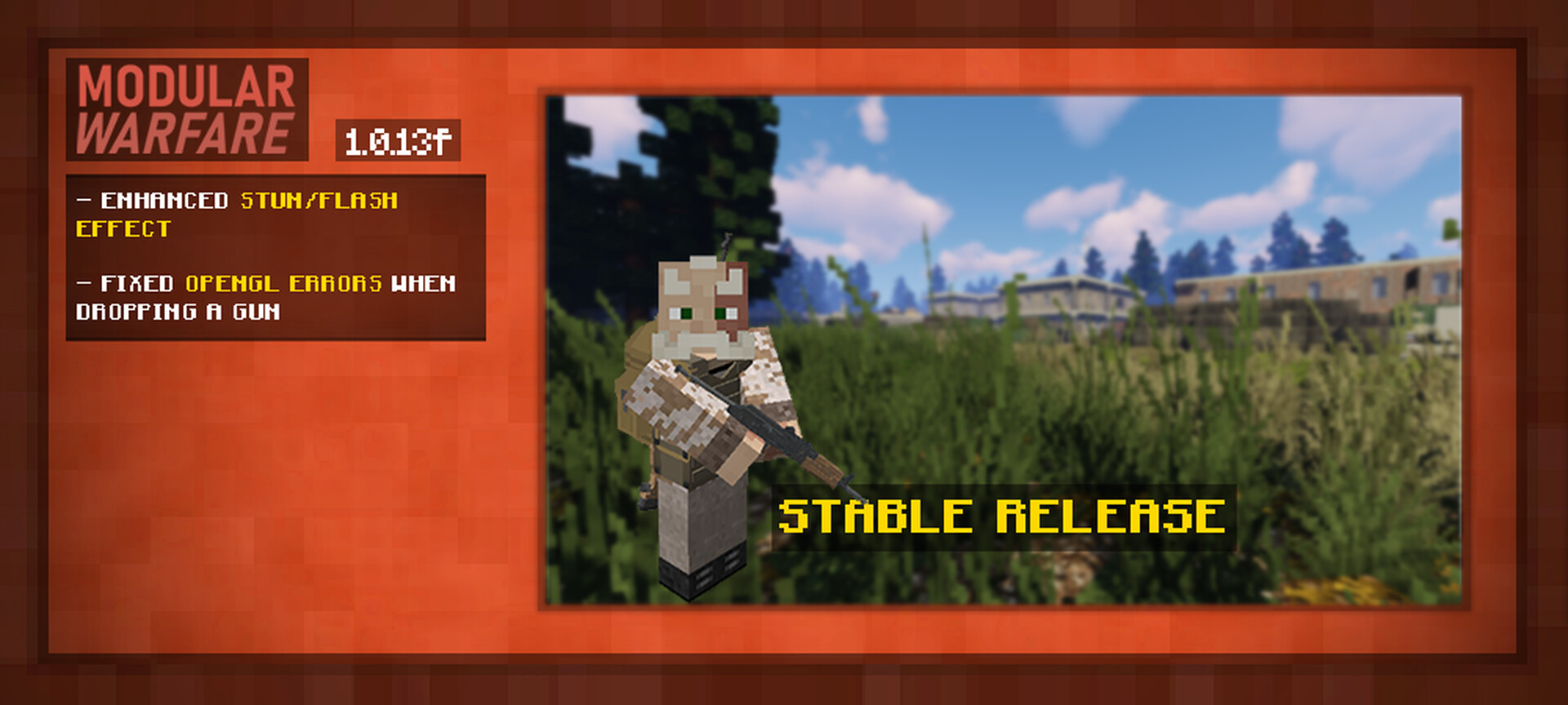 ModularWarfare - Guns & more Minecraft Mod