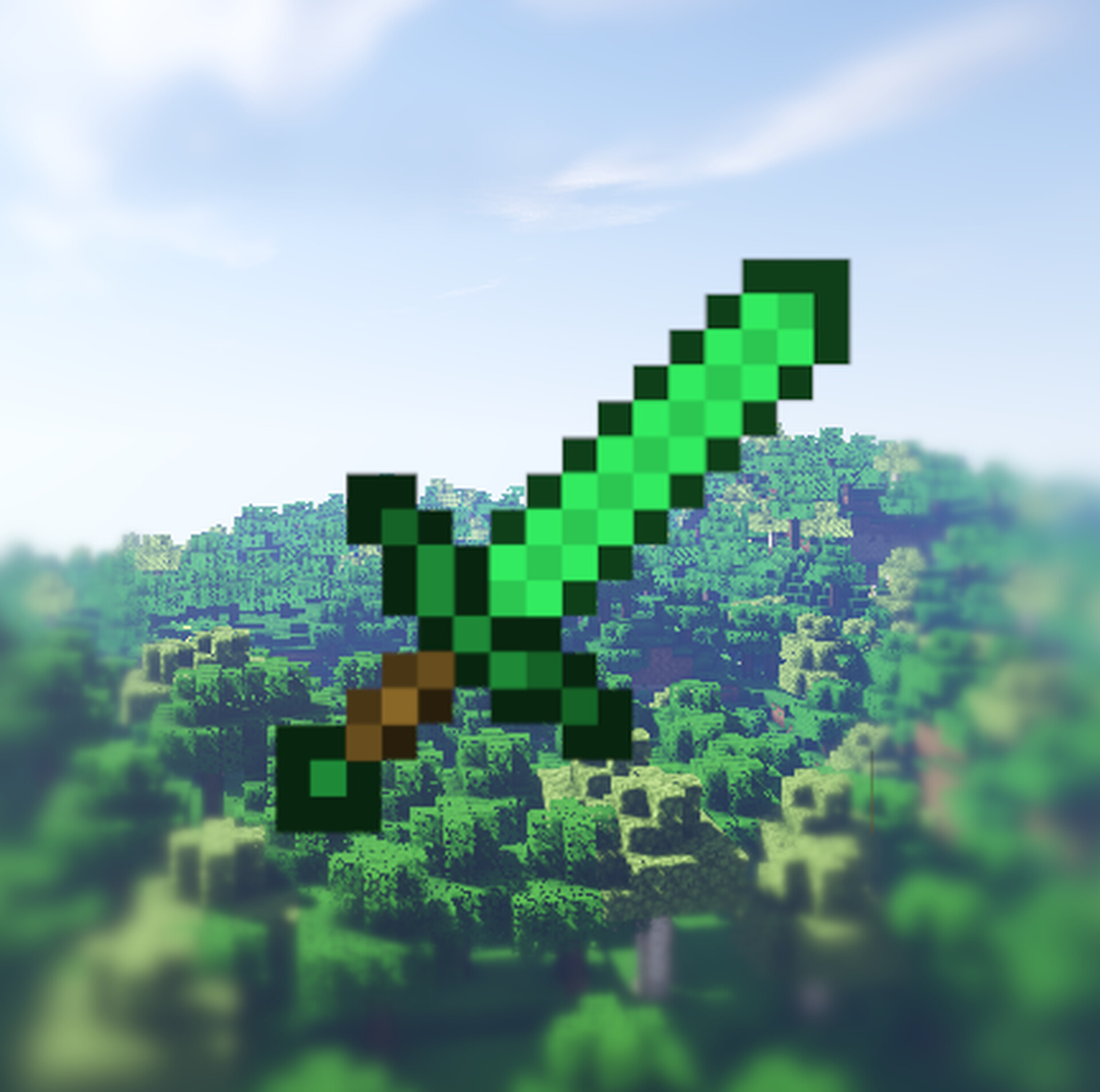 Emerald equipment (tools & armor) Minecraft Mod