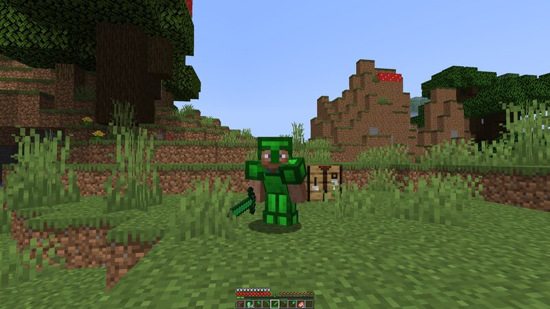 Emerald equipment (tools & armor) Minecraft Mod