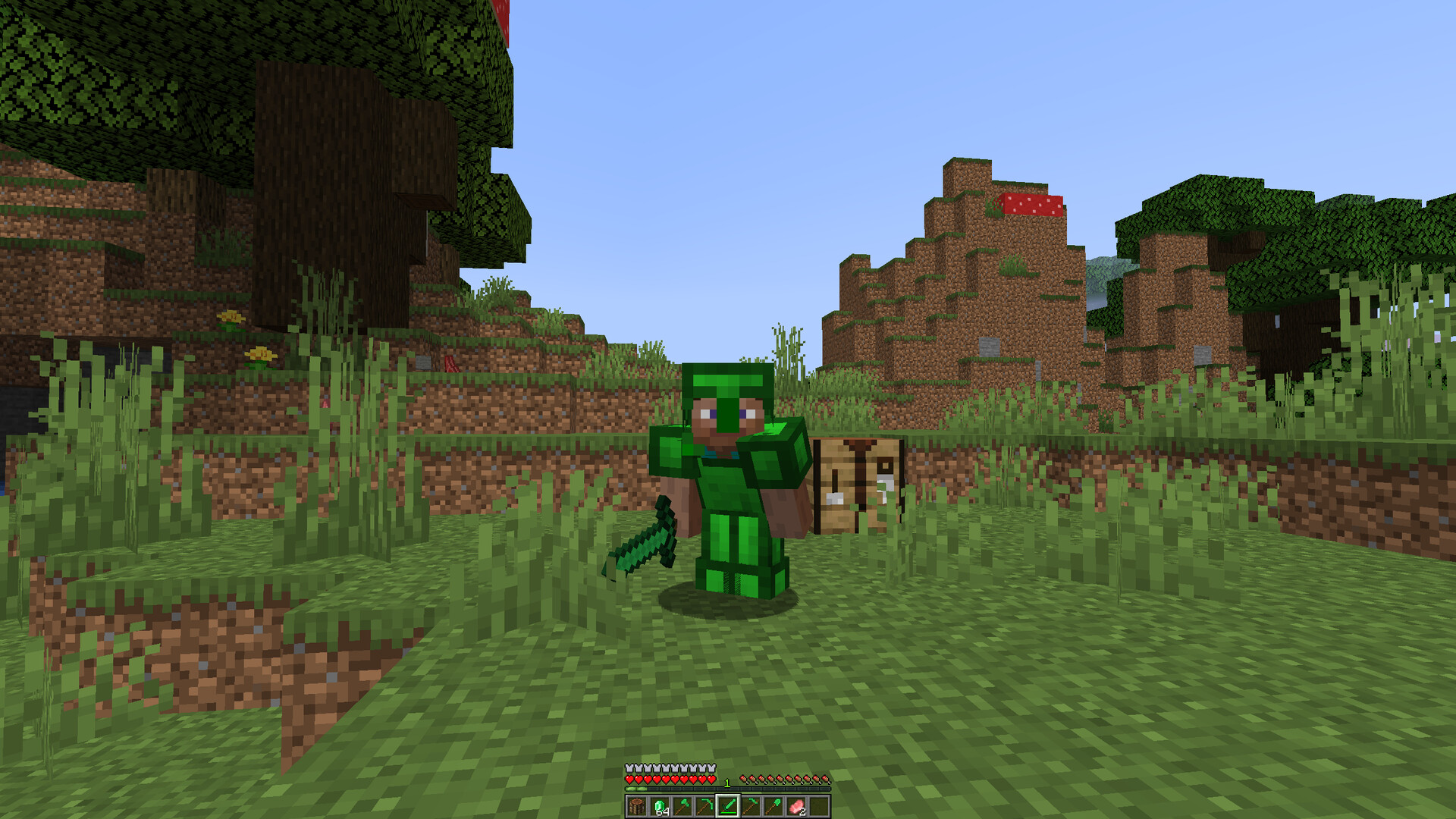 Emerald equipment (tools & armor) Minecraft Mod