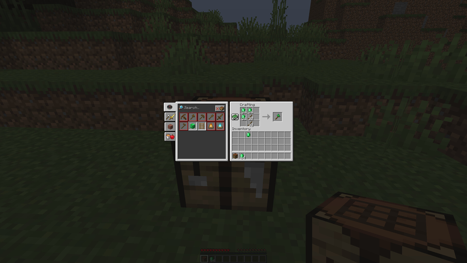 Emerald equipment (tools & armor) Minecraft Mod