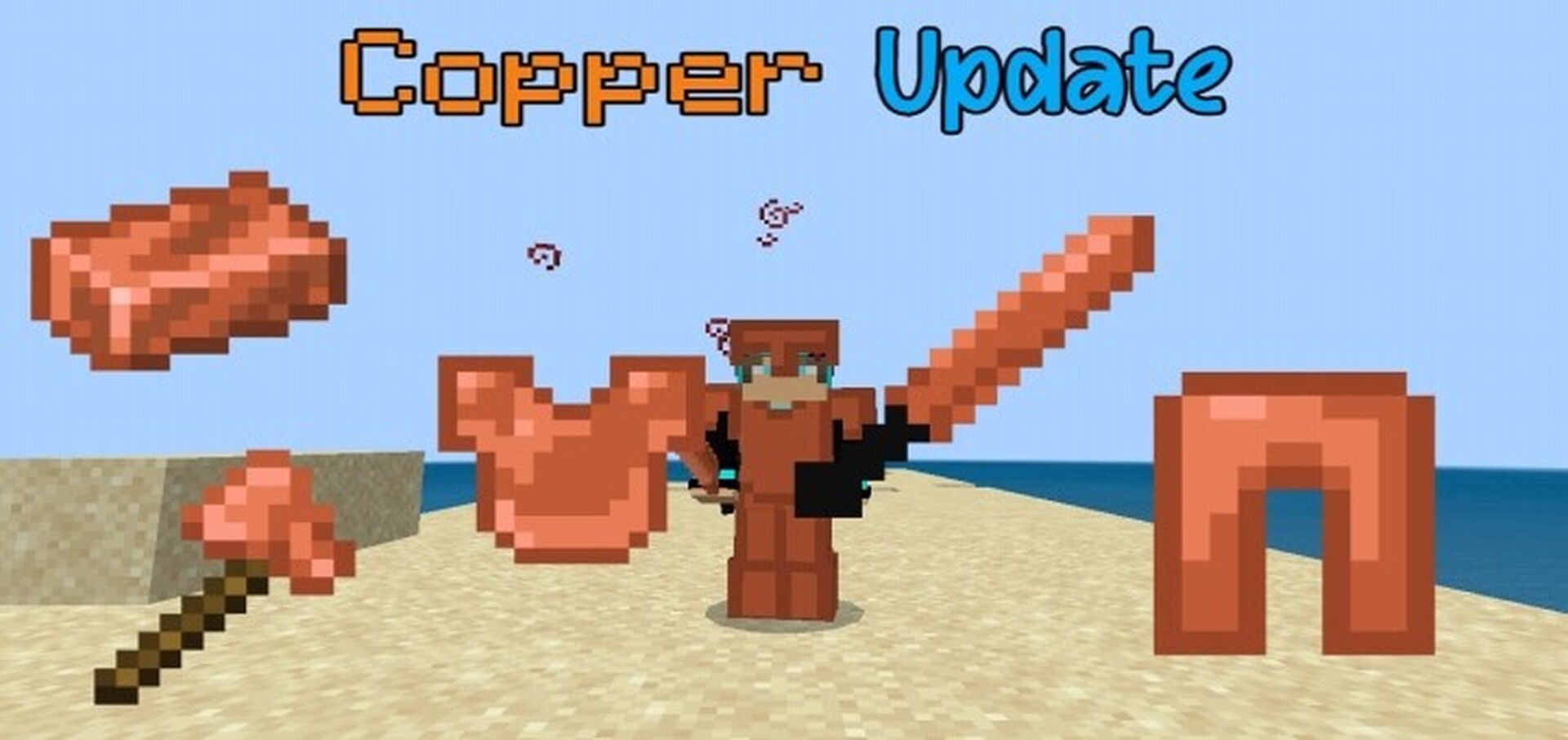 Copper update [For MCWin10/MCBE/MCPE] Minecraft Mod