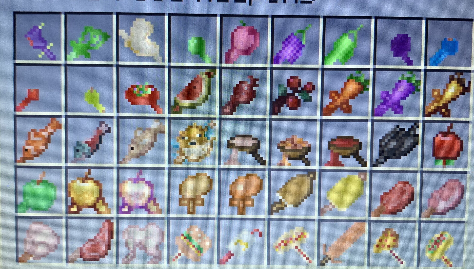 Taco's Food Weapons Minecraft Mod