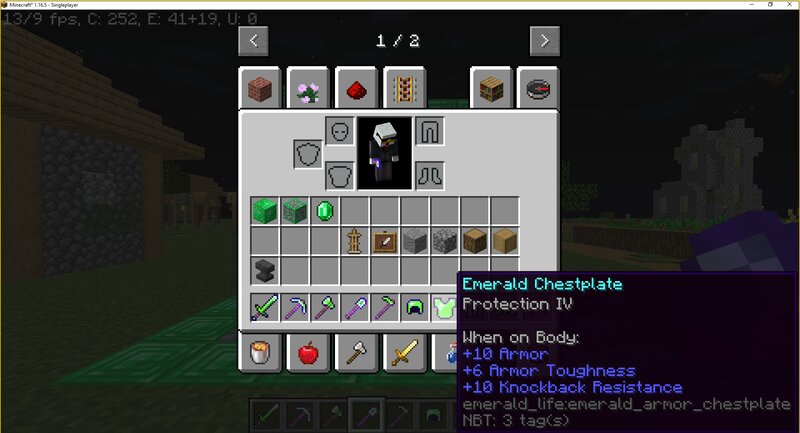 [UPDATED] EMERALD_LIFE_by_TAMOA_GAMING Minecraft Mod