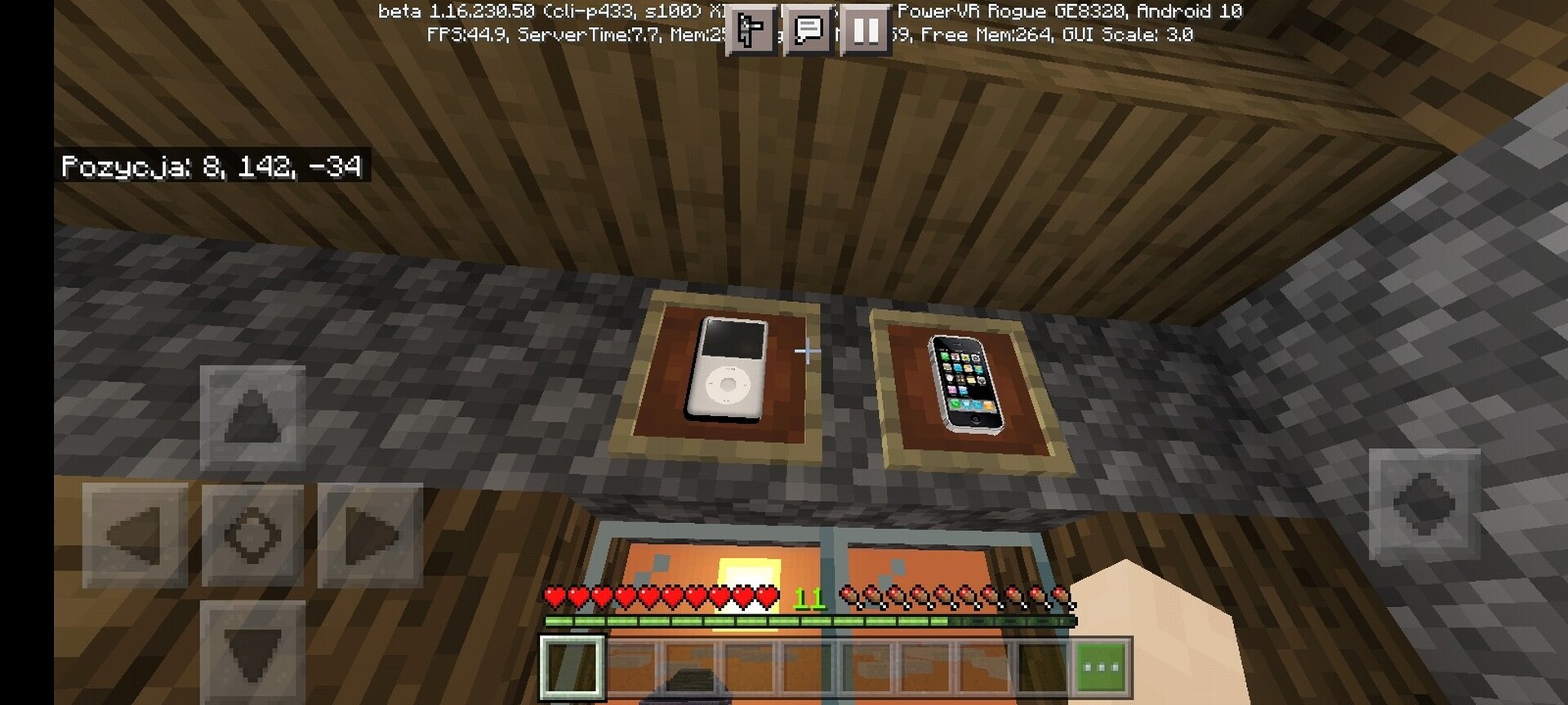 Apple Handhelds for Bedrock Minecraft Mod