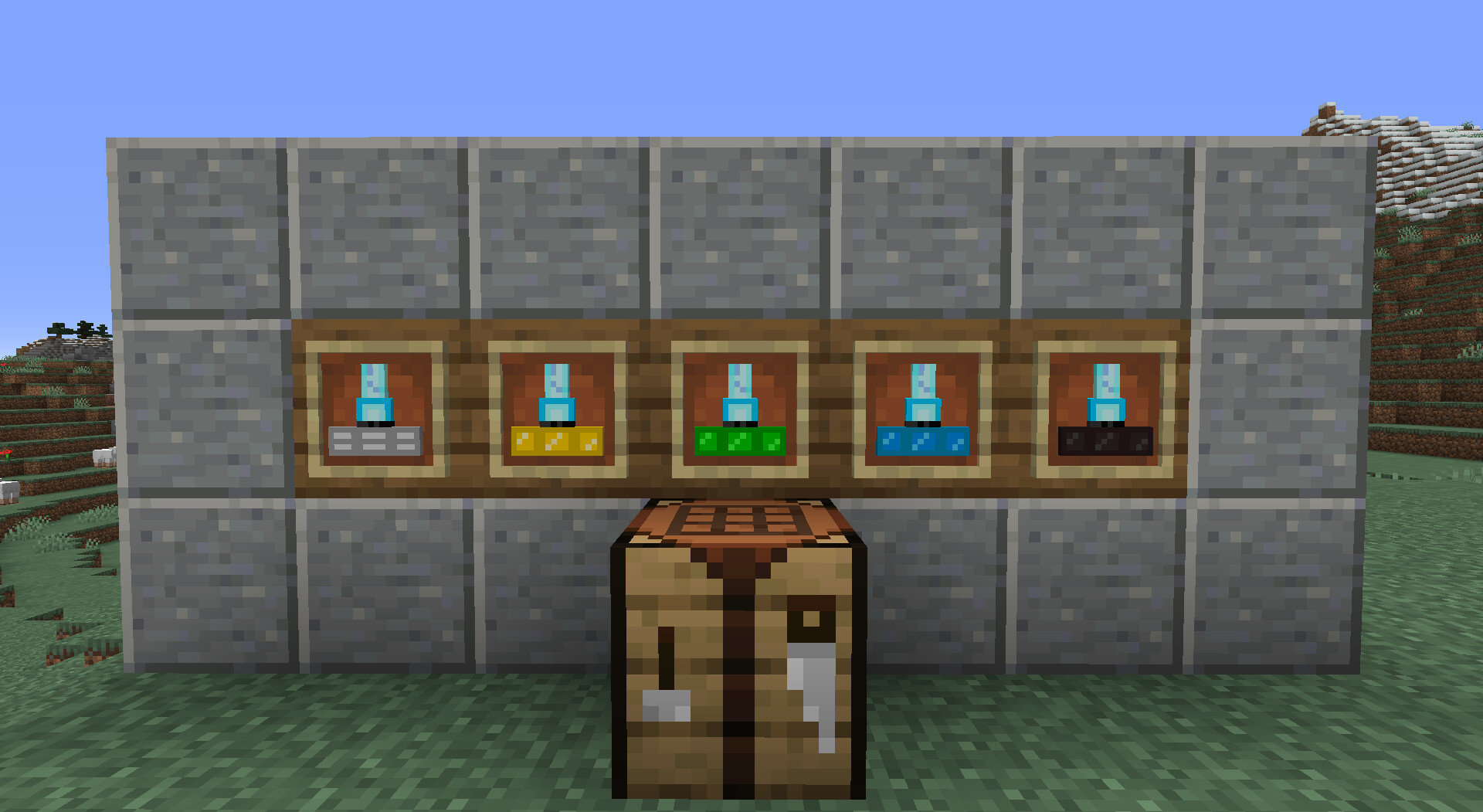 Inventory beacons Minecraft Mod