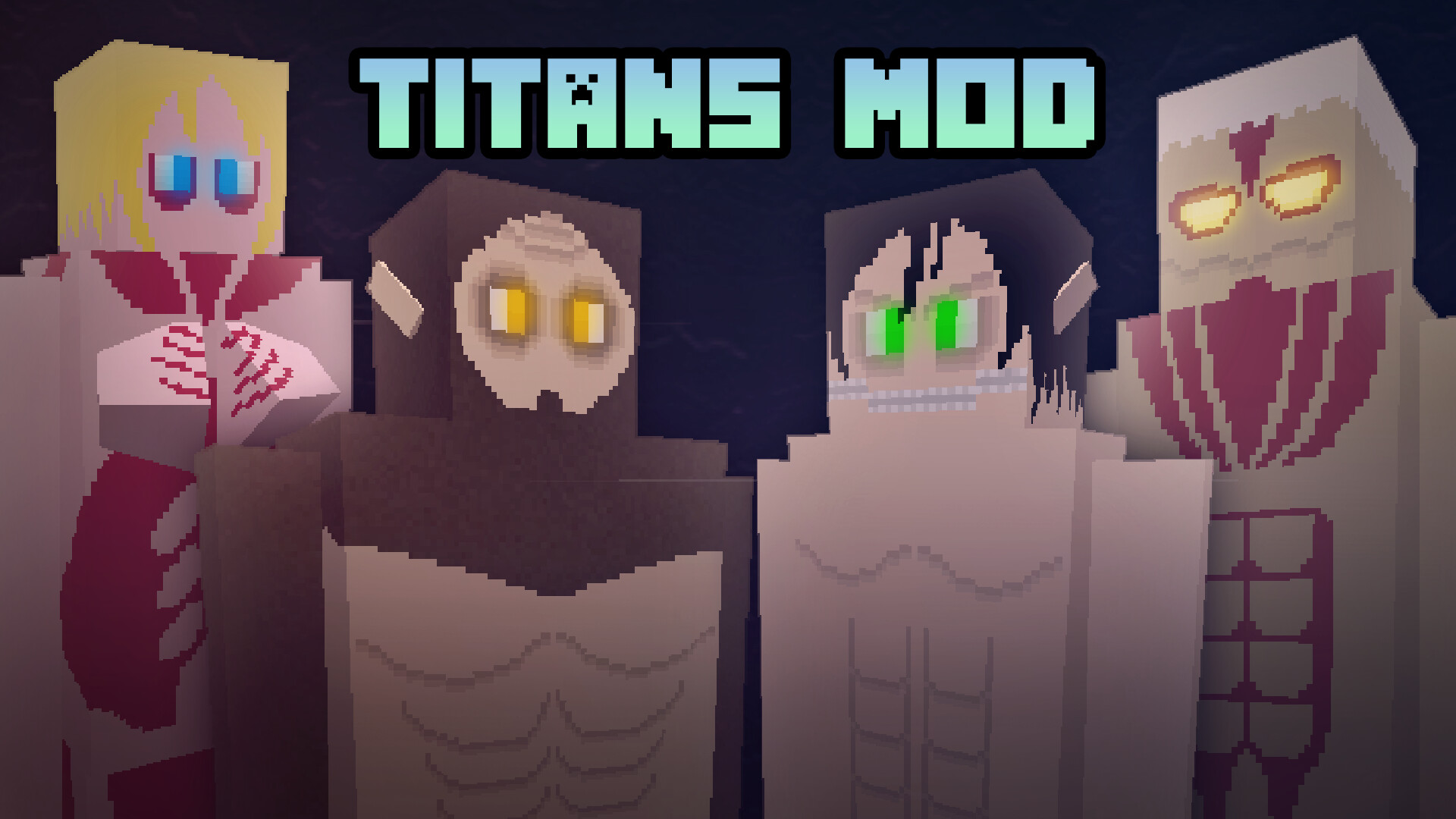 TITANS from Attack on Titan [1.12.2] Minecraft Mod