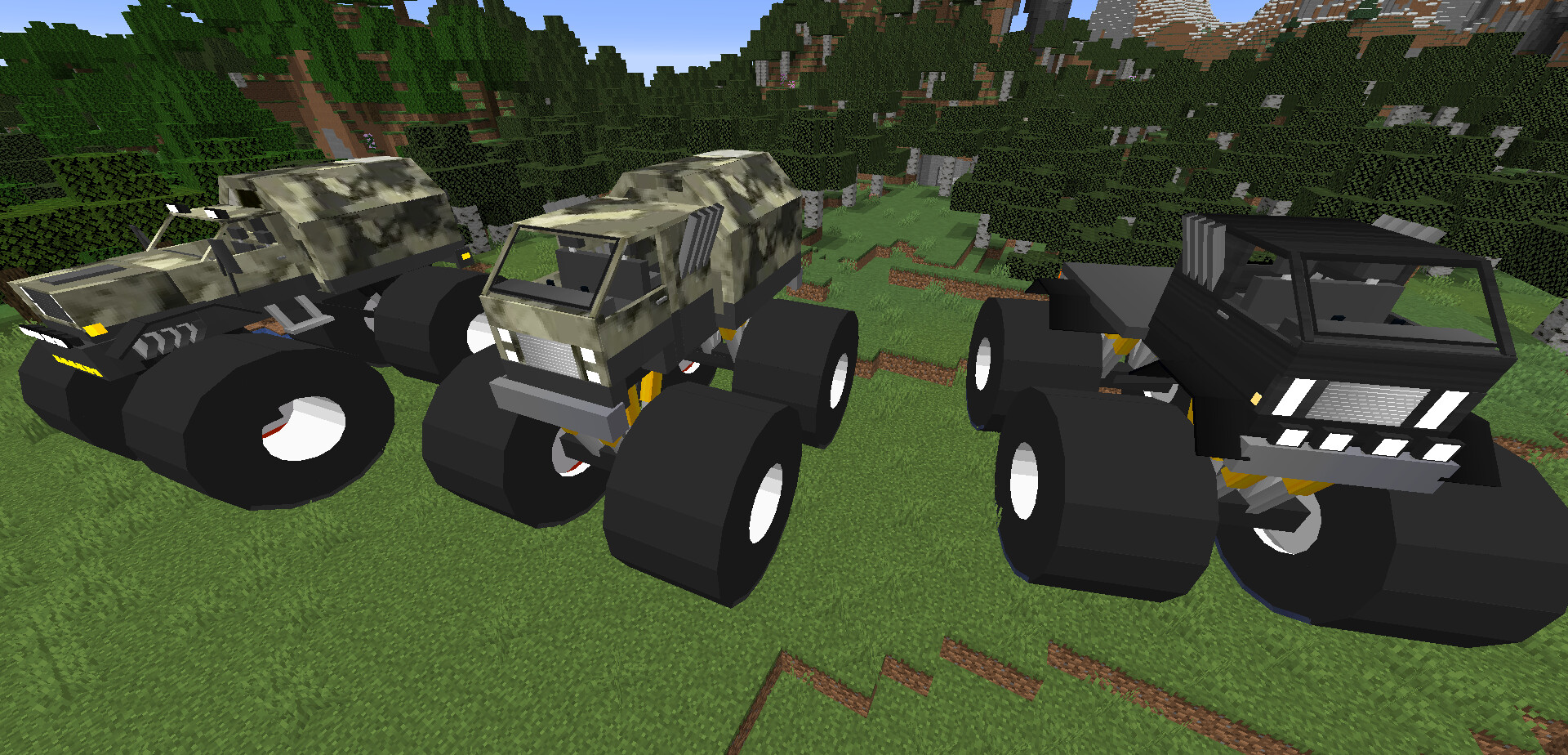 Chronokiller's1.16.5- 1.15.2 monster truck mod Minecraft Mod
