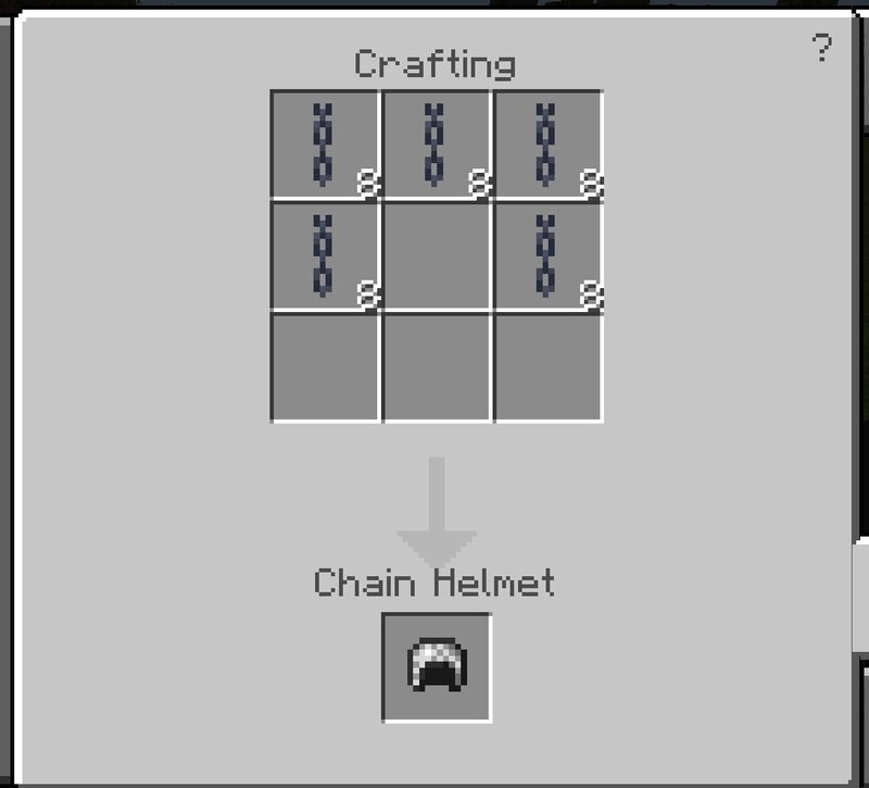 Make Chainmail Armor With Chains (BEDROCK ONLY) Minecraft Mod