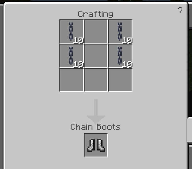 Make Chainmail Armor With Chains (BEDROCK ONLY) Minecraft Mod