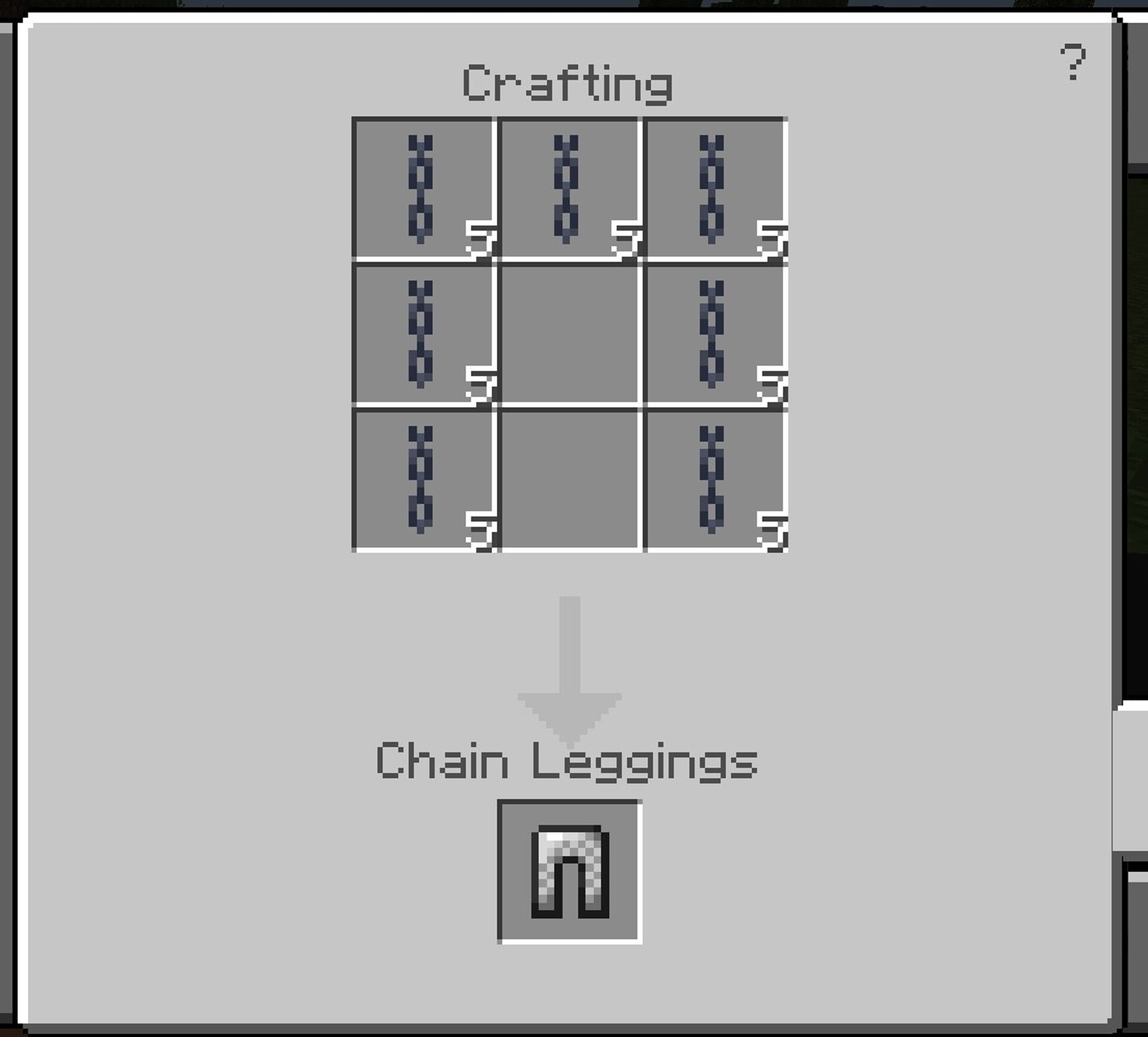Make Chainmail Armor With Chains (BEDROCK ONLY) Minecraft Mod