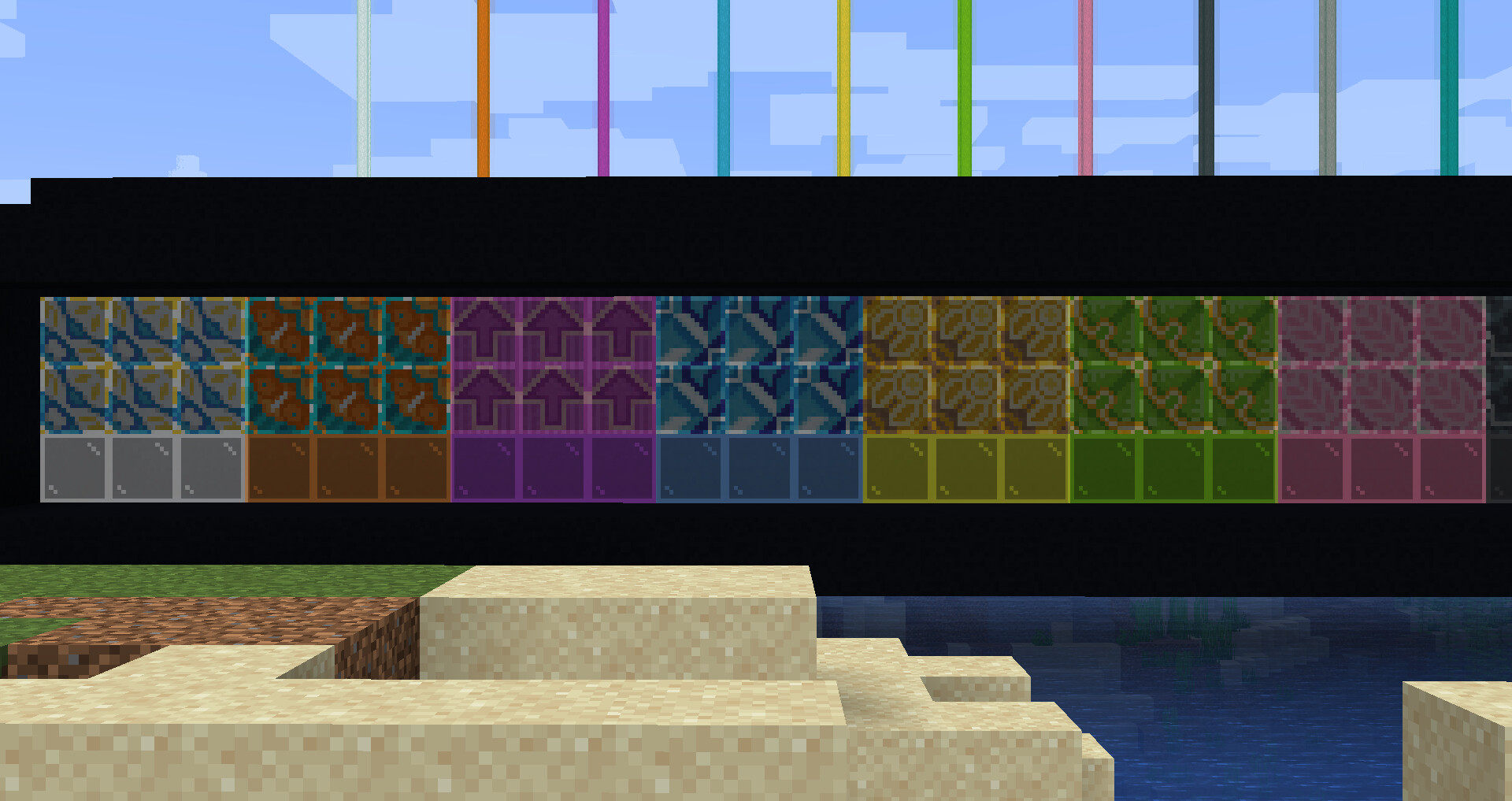 Patterned Glass Minecraft Mod
