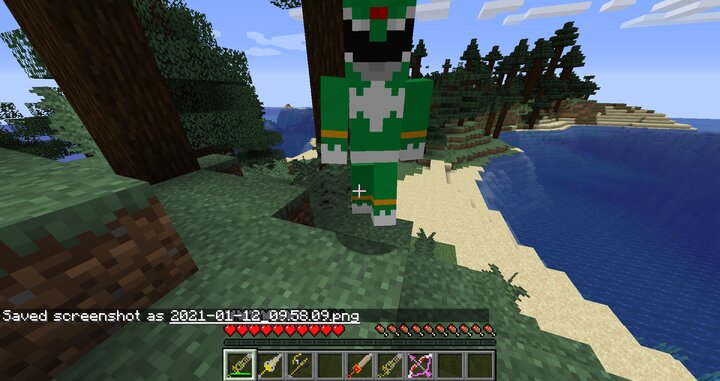 Might morphin power rangers Minecraft Mod